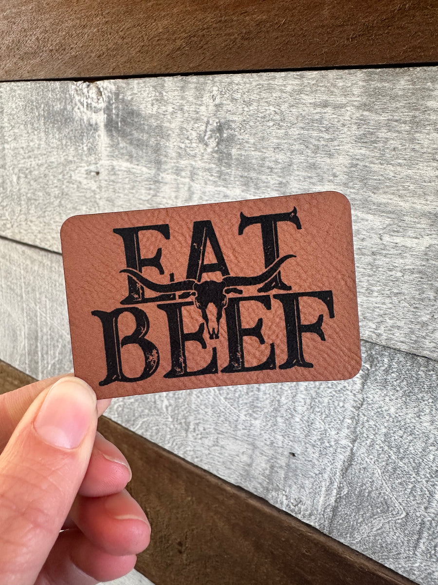 Eat Beef Patch – LVM Blanks
