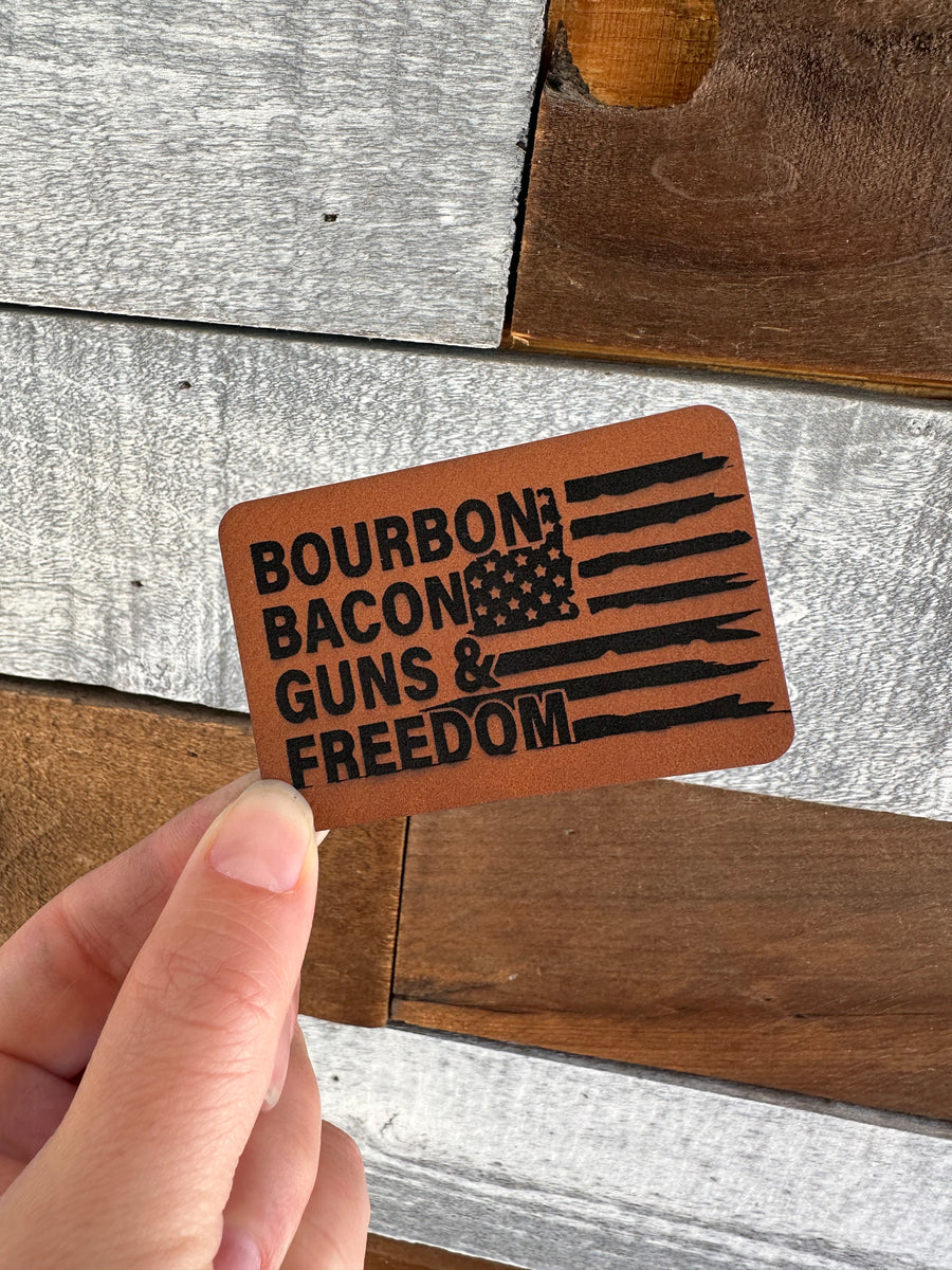 Bourbon, Bacon , Freedom Patch – LVM Blanks